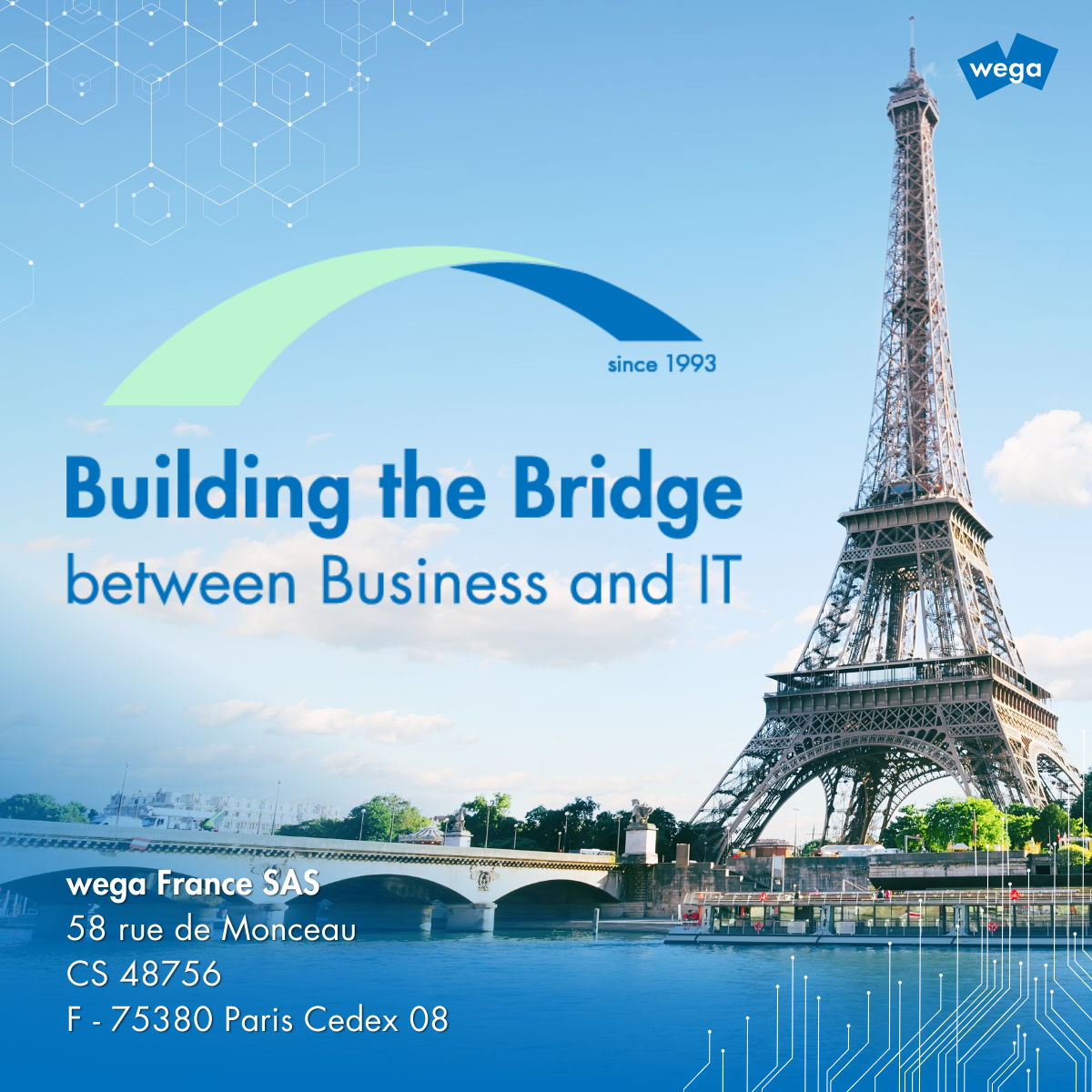 Strategic Expansion: wega France SAS in Paris - wega Informatik AG